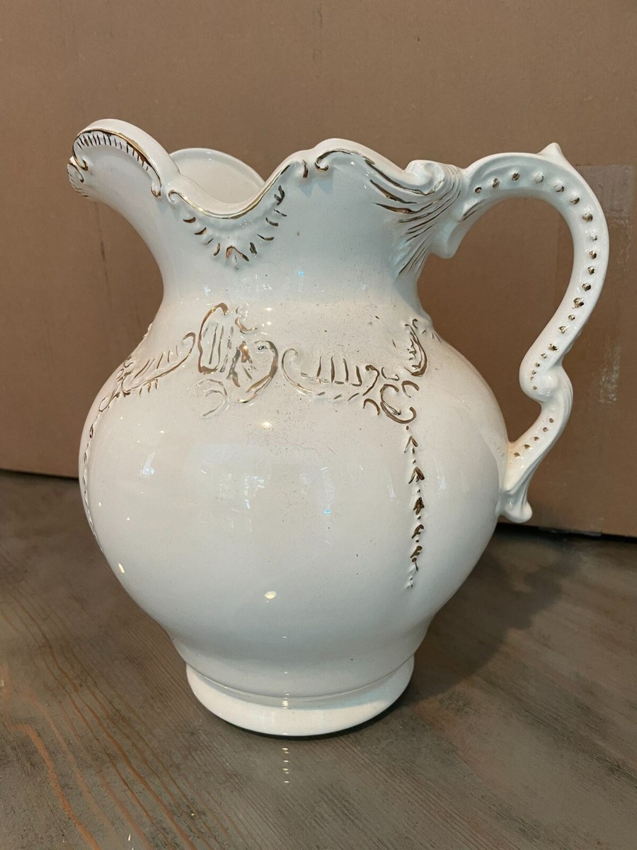 Laughlin Ceramic Pitchers Pottery Homer Laughlin Pitcher & Bowl Set