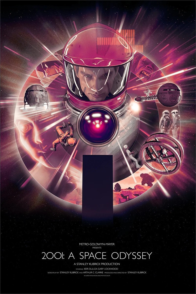 2001 Space Odyssey Movie Poster