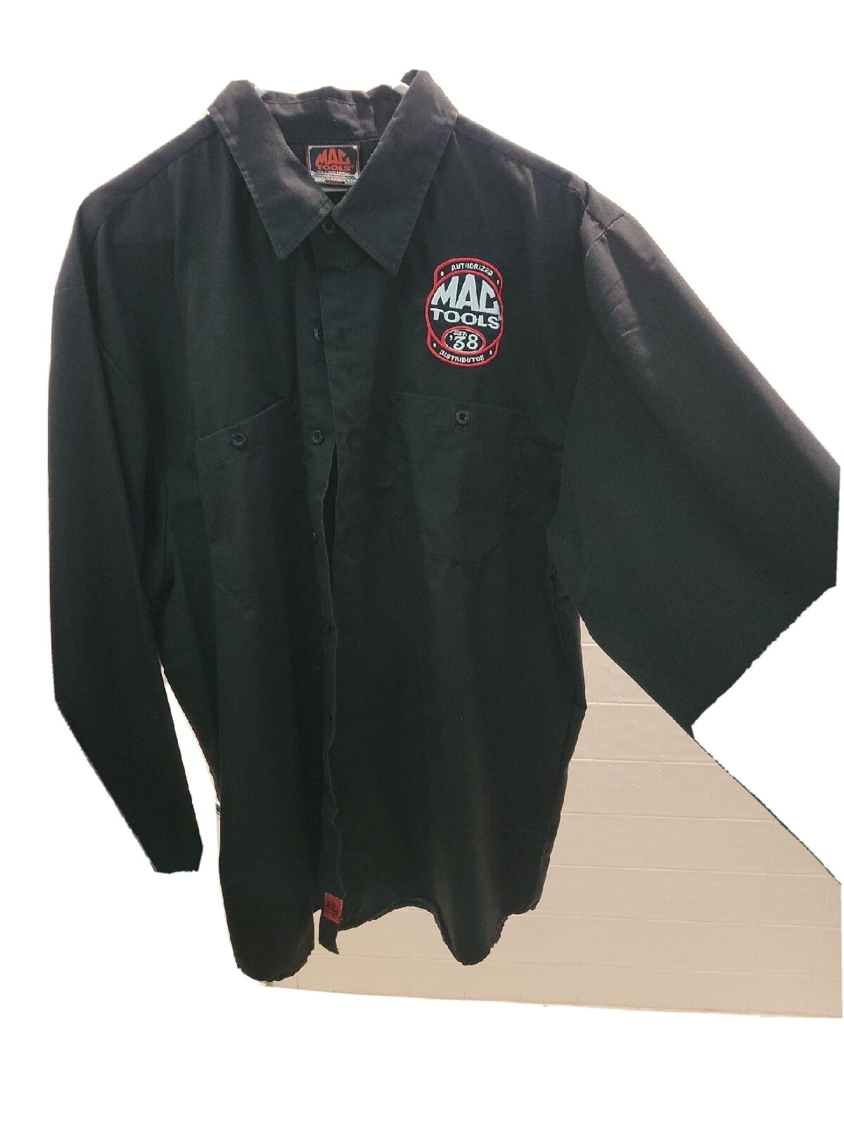 Mac Tools Distributor Button Front Embroidered Shirt … - Gem