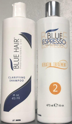 BLUE HAIR PROFESSIONAL USE Clarifying Shampoo & BLUE ESPRESSO 16 oz | eBay