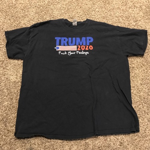 Trump 2020 Shirt Adult Large Black Short Sleeve Gildan Tee Mens XL a47 ...