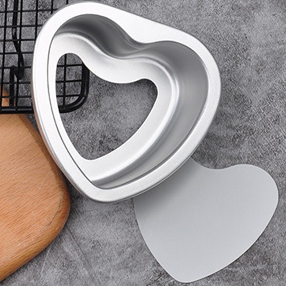 Heart Shaped Pans for Baking Cake Molds Heart-shaped Detachable Bottom ...