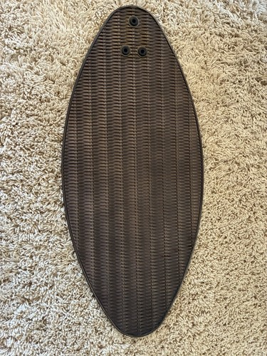HUNTER Replacement Ceiling Fan Blade; reversible with wicker / palm ...