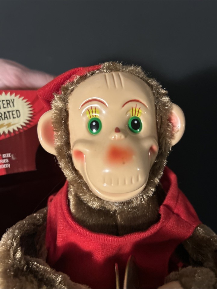 Vintage Westminster Clapping Monkey Toy Playing Symbols Battery ...