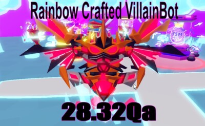 Roblox, Clicker Simulator Rainbow Crafted Villain Bot X21 (CHEAPEST) | eBay
