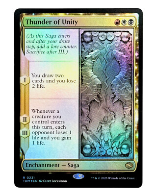 MTG | Thunder of Unity | Tarkir: Dragonstorm | Foil | NM | EN | eBay