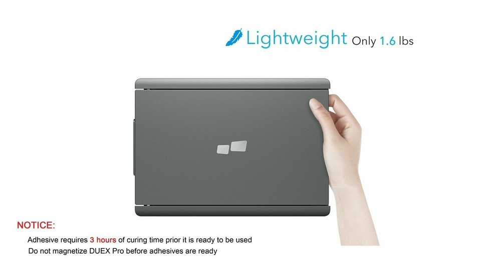 Mobile Pixels Duex Pro - Version 2.0 Portable Monitor for Laptops 12.5 ...