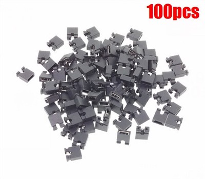 100Pcs Mini Micro Jumper Shunts Header For 2.54 Mm Ic New gc | eBay