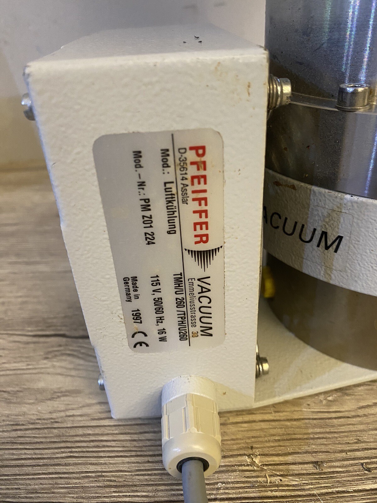 Pfeiffer Vacuum TMU 260 PMP02135 Turbomolecular Turbo Pump DN 100 CF ...