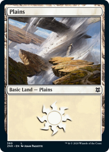 MTG: Plains (380) [Moderately Played] Zendikar Rising Magic the ...