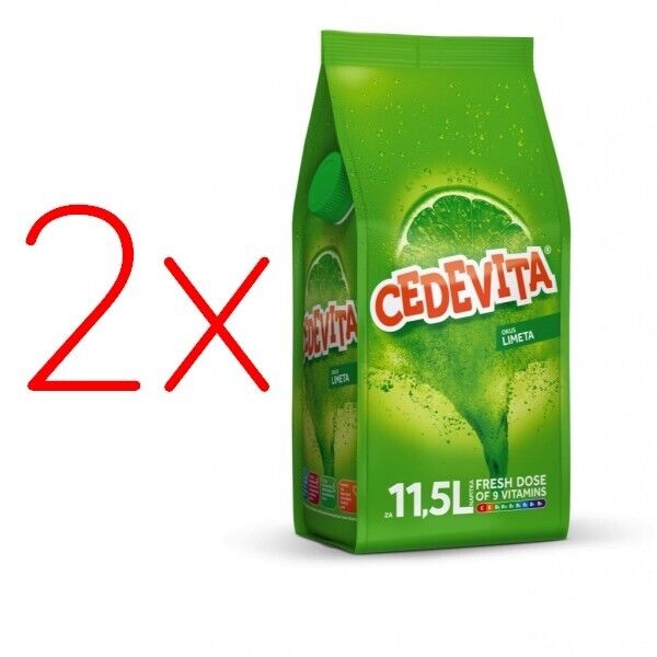 CEDEVITA Vitamin Drink Powder Mix - Lime - 1.8kg (2x 900g) FREE ...