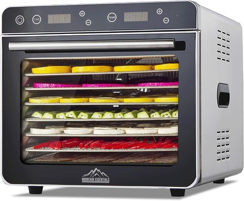 8 Trays Food Dehydrator Machine 700W w ATC, Digital Timer, Recipe Book ...