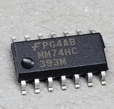 Qty 10, MM74HC393M, ICDIG, 74HC393, 4 BIT, COUNTER | eBay