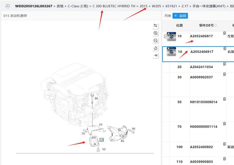 3pcs Engine Mount Gearbox Mount Kits for Benz E-Class W205 W213 A238 ...