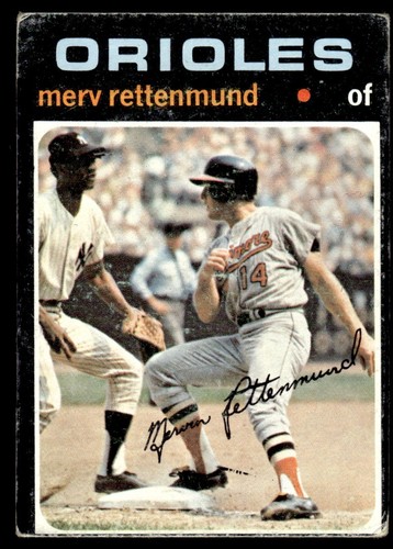 1971 Topps Merv Rettenmund Baltimore Orioles #393 | eBay