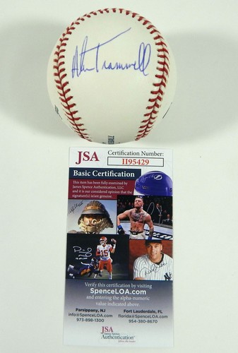 Baseball Firmato ROMLB Di Alan Trammell E Ernie Harwell JSA Dei Detroit ...