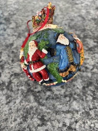 Santa Around The World Holiday Ornament Christopher Radko | eBay
