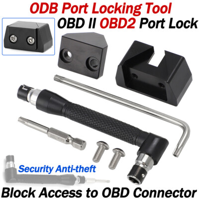 OBD2 PORT LOCK Block Tool Kit Security Anti-theft, Block Access to OBD ...