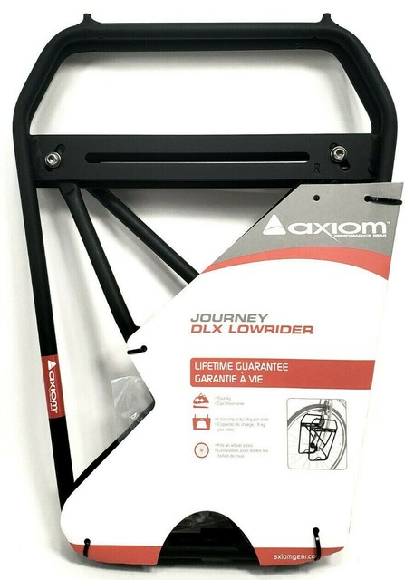 Axiom Journey DLX Low Rider Front Rack Black for sale online | eBay