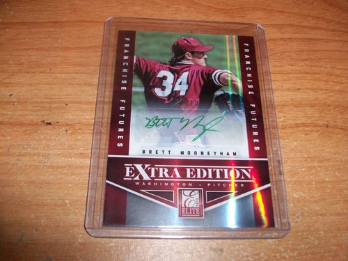 2012 Elite Extra Edition Baseball Brett Mooneyham Rookie Green Ink Auto ...