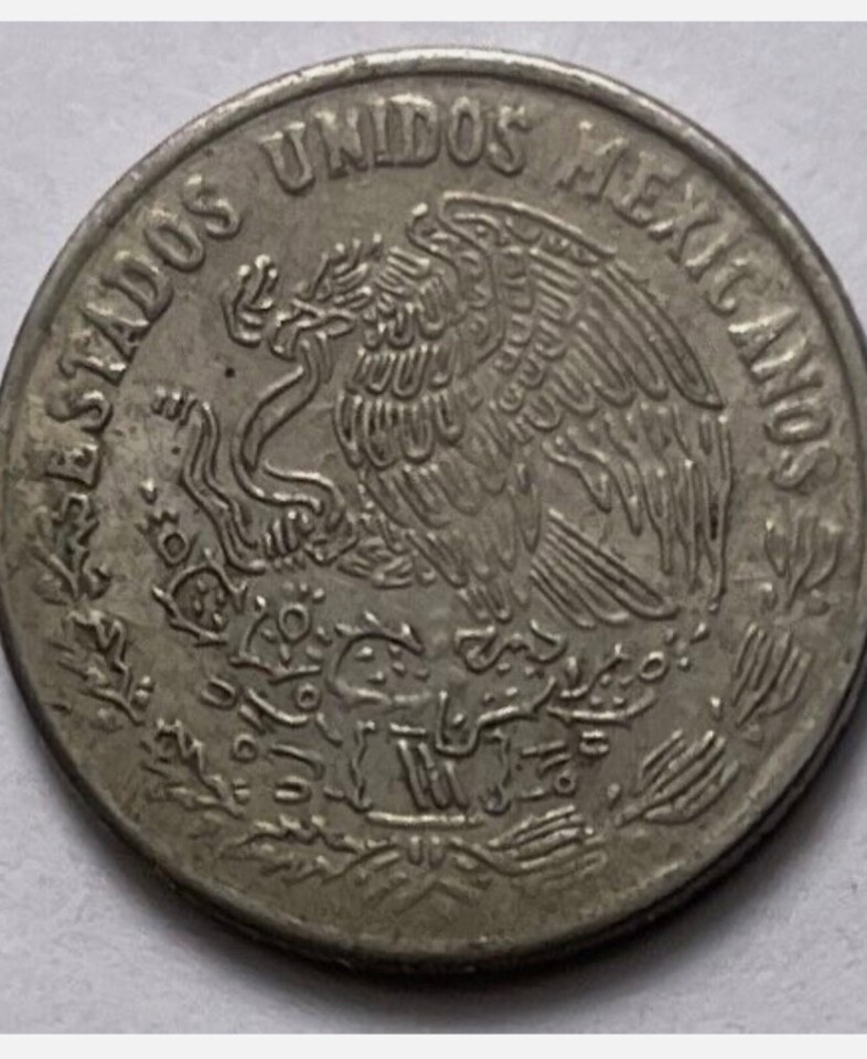 1979 Mo Mexico 10 Centavos w Ear of Corn Mexican Coin Eagle Snares ...