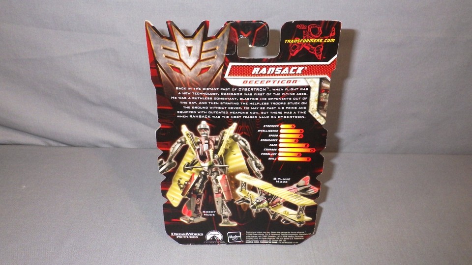 Transformers Revenge of the Fallen "RANSACK" Sealed *NEW* Scout Class ...