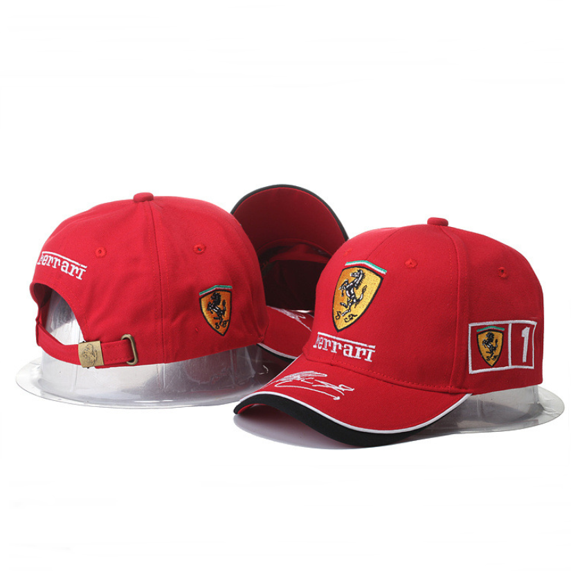 F1 Racing Baseball Cap Curved Brim Cap Formula One Sun Hat for Men and ...