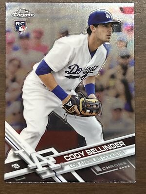 CODY BELLINGER 2017 Topps Chrome Rookie Card #79 RC Dodgers Cubs MVP ...