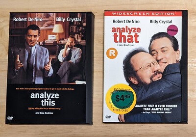 Analyze This (DVD) /Analyze That (DVD) 2 movie lot. Snapcases. 85391698821| eBay