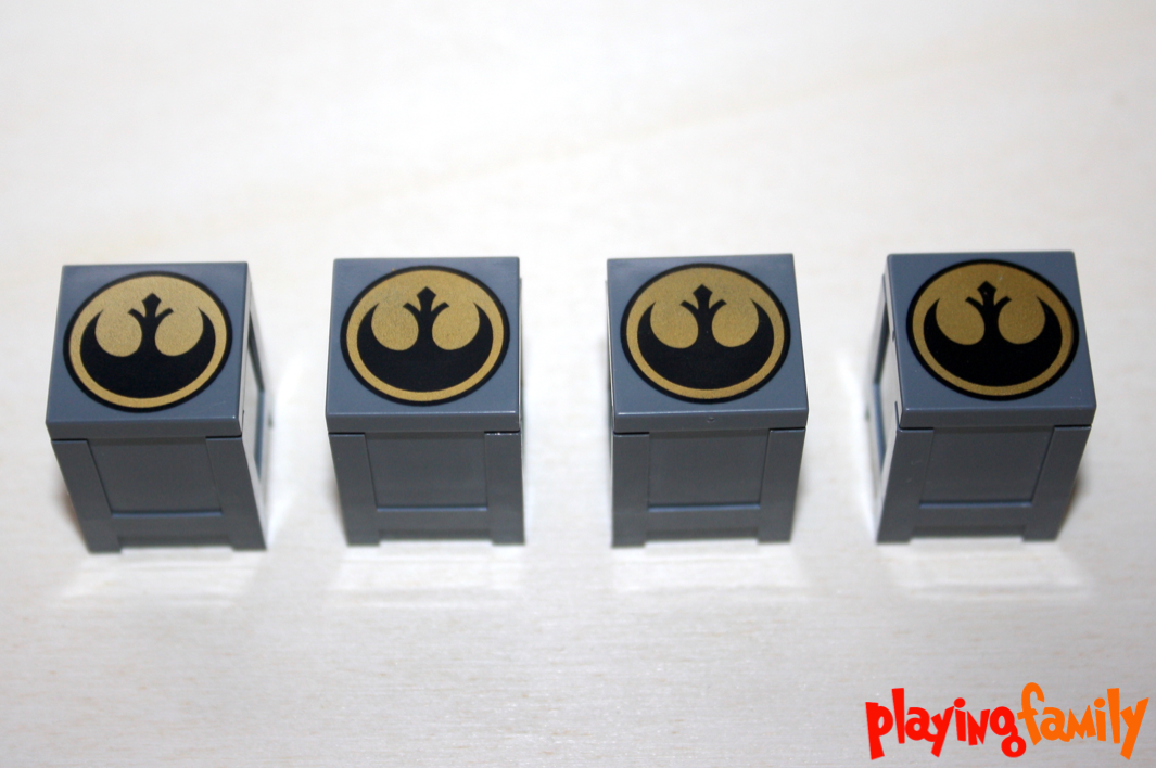 LEGO STAR WARS, 4 Kisten Coaxium aus LEGO®-Teilen MOC, Rebellen, für ...