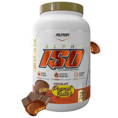ALPHA ISO BY ALPHA SUPPS WHEY PROTEIN ISOLATE CHOCOLATE PEANUT BUTTER 2LB | eBay