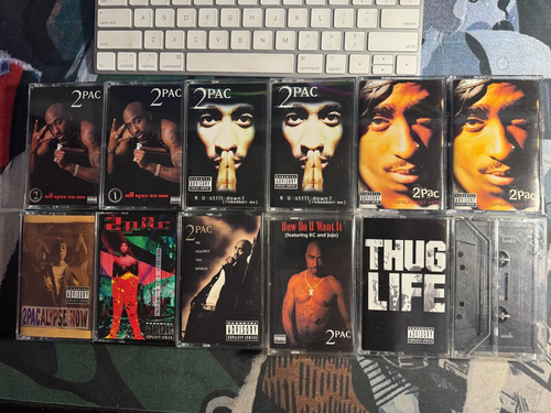 2 Pac 9 Cassette Lot MINT 2paclypse Strictly ME Against All Eyes Hits R ...