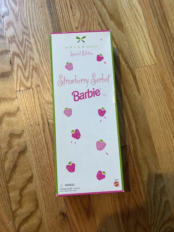 Strawberry Sorbet Barbie Doll 1998 Avon Exclusive Mattel Special ...
