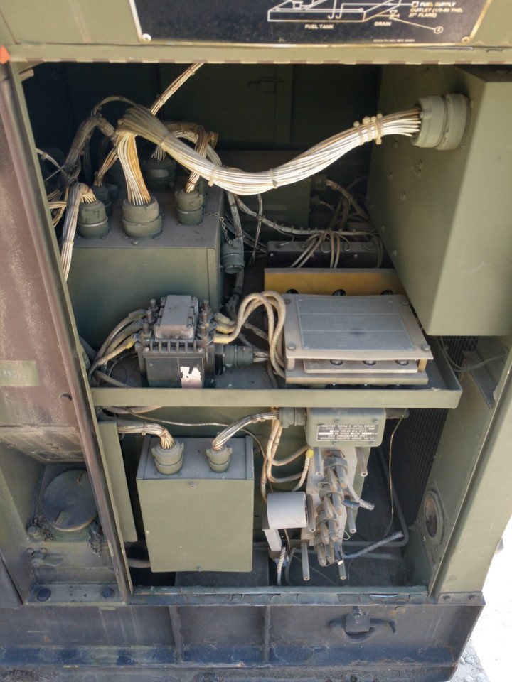 30KW Diesel Military Generator Hercules Engine LOCAL PICKUP NO SHIPPING ...