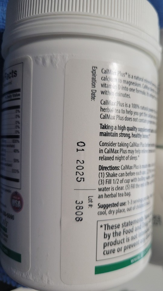 Dr.Newton's CalMax® Plus Dietary Supplement Vitamin C, D3, Calcium ...