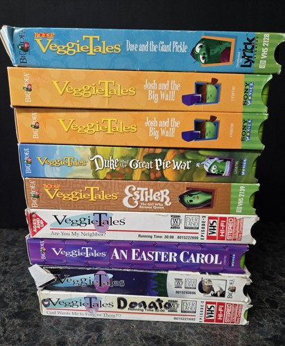 Veggietales VHS Lot Many Titles (9) | eBay