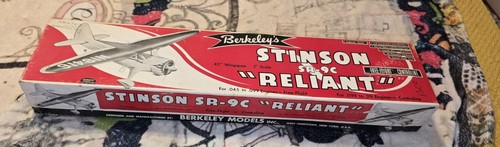 Berkeley's STINSON SR-9C RELIANT Vintage Model R/C Plane Kit 42" WS MIB ...