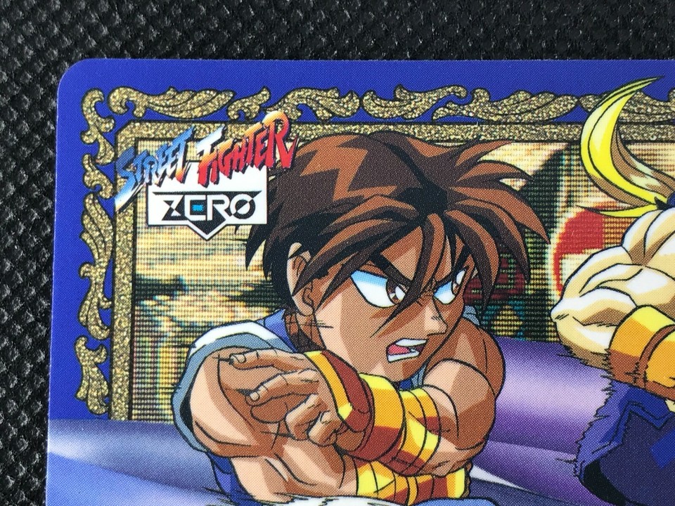 Ken VS Guy Street Fighter Zero Carddass Vintage Card Game Japanese ...
