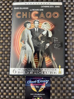 Chicago (DVD, 2003) Renee Zellweger Richard Gere Catherine Zeta-Jones ...