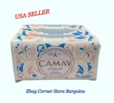 International Camay Natural Fresh Scent Soap, 3 Bars x 4.4oz Each | eBay