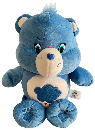 13" Care Bears Talking Singing Soft Plush Blue GRUMPY Bear 2005 - WORKS ...