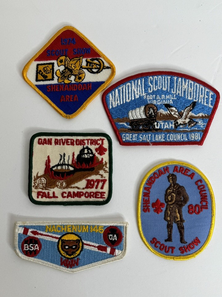 Vintage BSA Boy Scout Patch Lot. 45 Patches 70s 80s | eBay