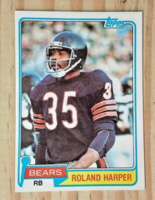 1981 TOPPS ROLAND HARPER CARD#516 CHICAGO BEARS LOUISIANA TECH | eBay