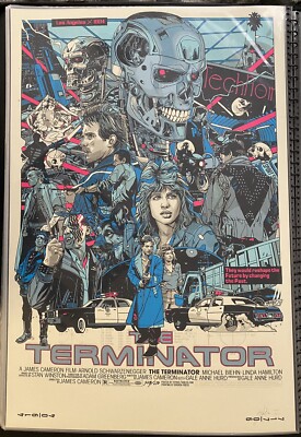 The Terminator 2020 Tyler Stout Signed Numbered Limited Print Movie ...