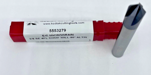 Kodiak Cutting Tools, 5553279, 3/8", SC MICROGRAIN, SE 4FL Cham. Mill ...