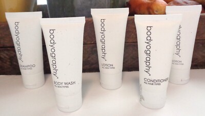 Bodyography Travel Size VEGAN Bundle Shampoo Conditioner Lotion Body ...
