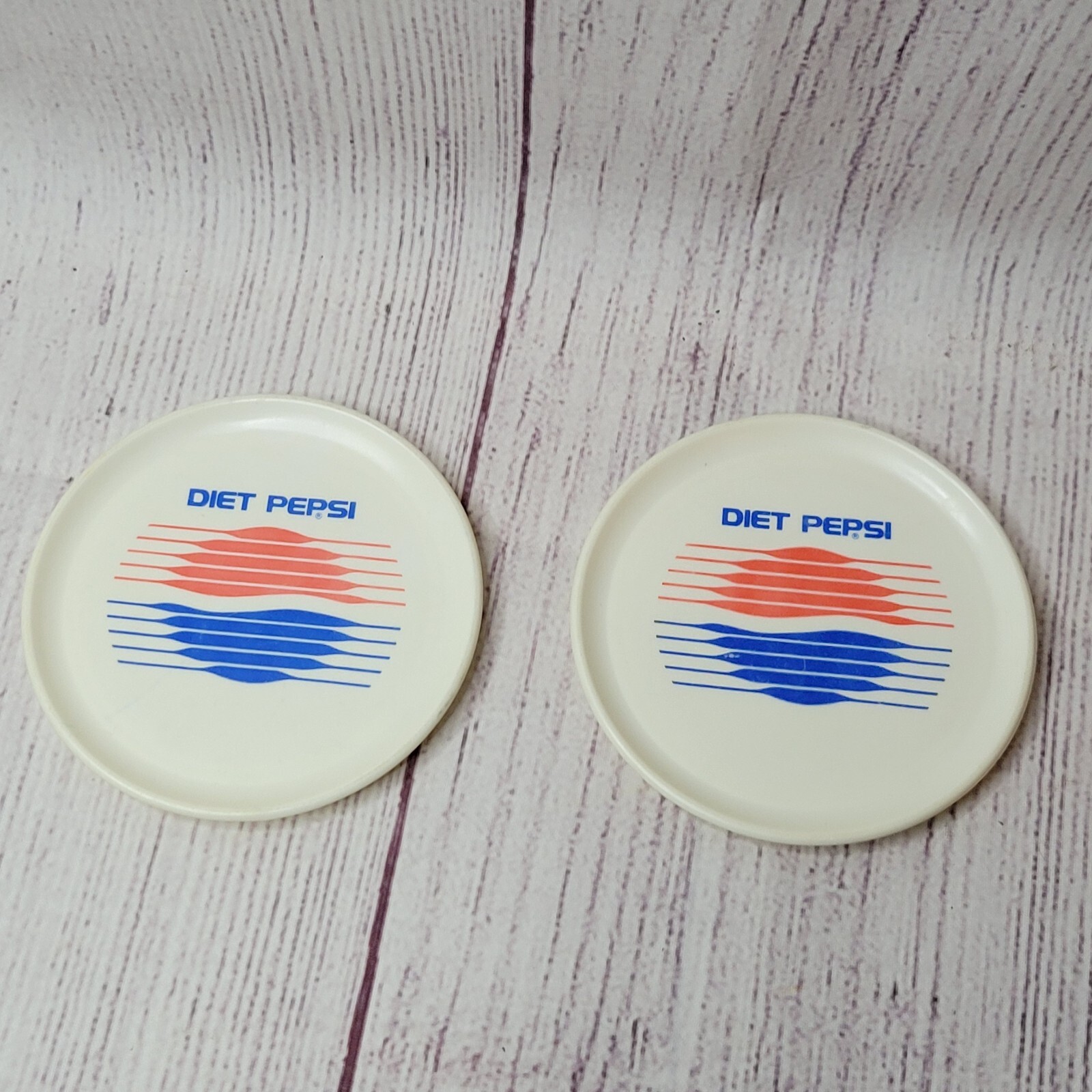 Vintage Chilton mini 3" diet Pepsi plates 2 pieces | eBay