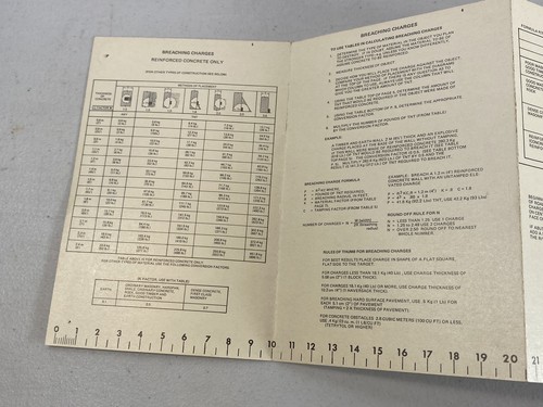 Demolition Card GTA 5-10-28 US Army 1976 Guide 50F9 | eBay