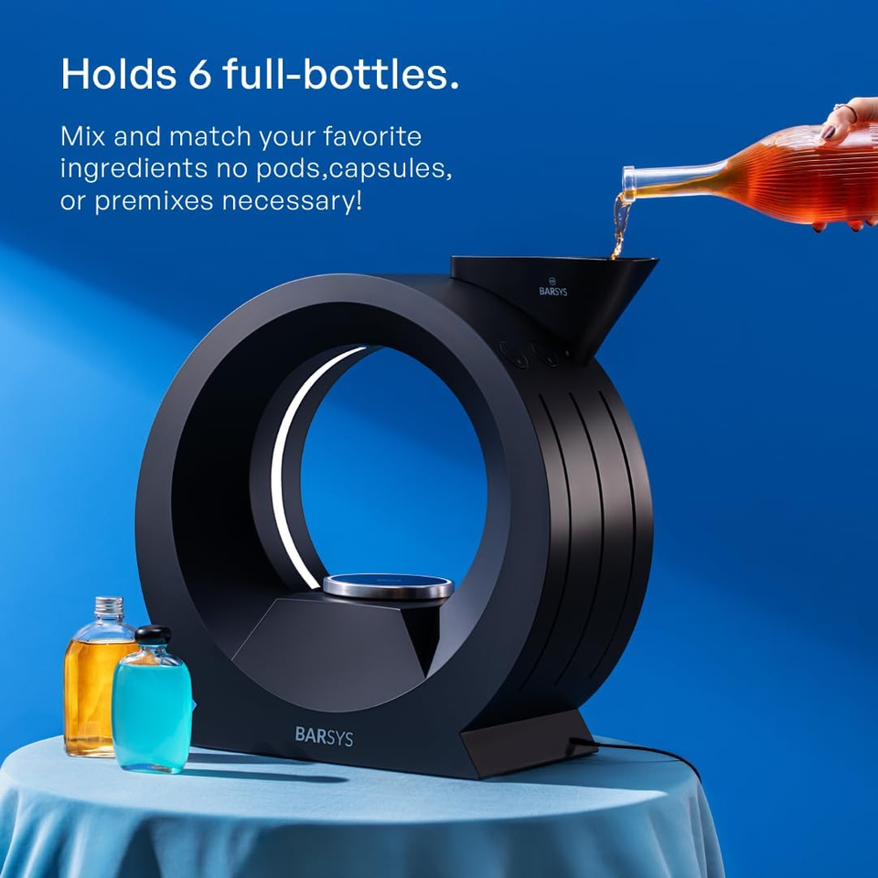 360 Cocktail Maker Machine (Black) : Smart Margarita Machine & Home ...