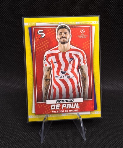 Rodrigo de Paul card common - Atletico Madrid -Topps UCL Superstars ...